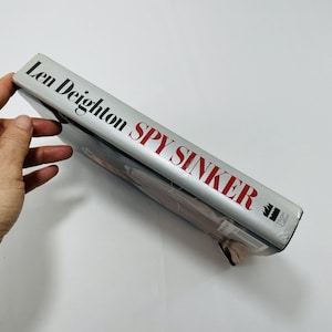 Len Deighton Book Spy Sinker First Edition 1990 Fiction Novel Hardcover ...