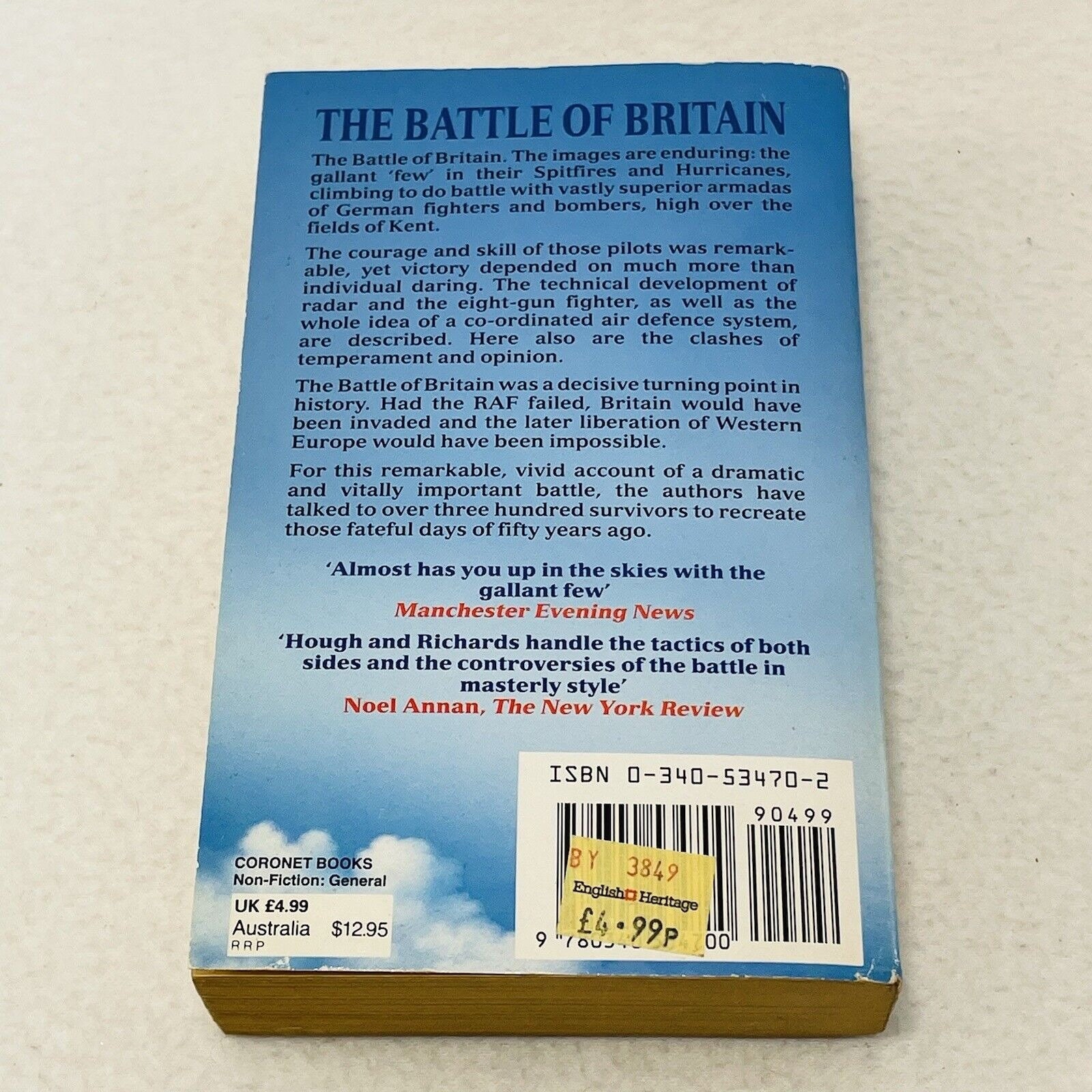 Battle of Britain Book WW2 Jubilee History True Story Non - Etsy