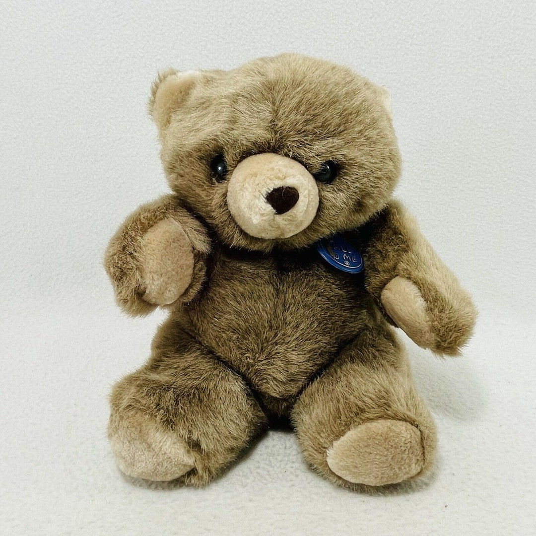 Oso de peluche vintage Ome, de 23 cm, con forma de barriga rechoncha y ...