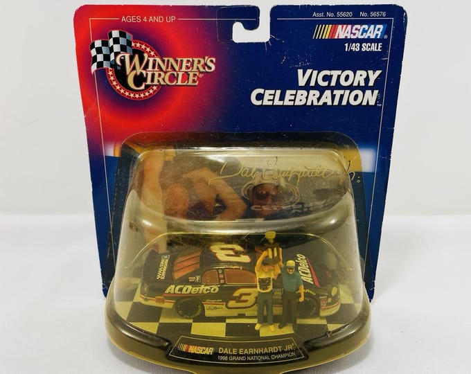 Nascar Dale Earnhardt Jr Model Figure Car Racing Driver Victory Winner ...