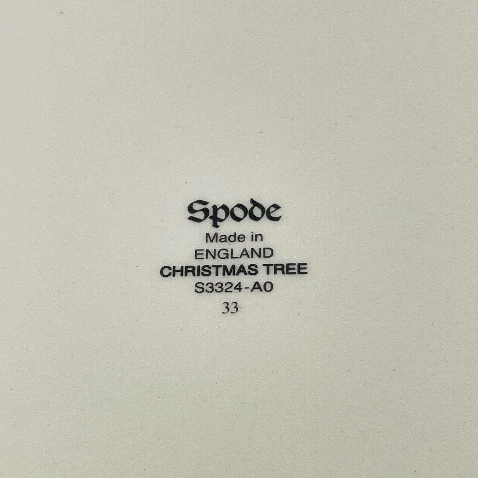 Rare Vintage Spode Christmas Tree Millennium 2001 Calendar Plate 10 ...