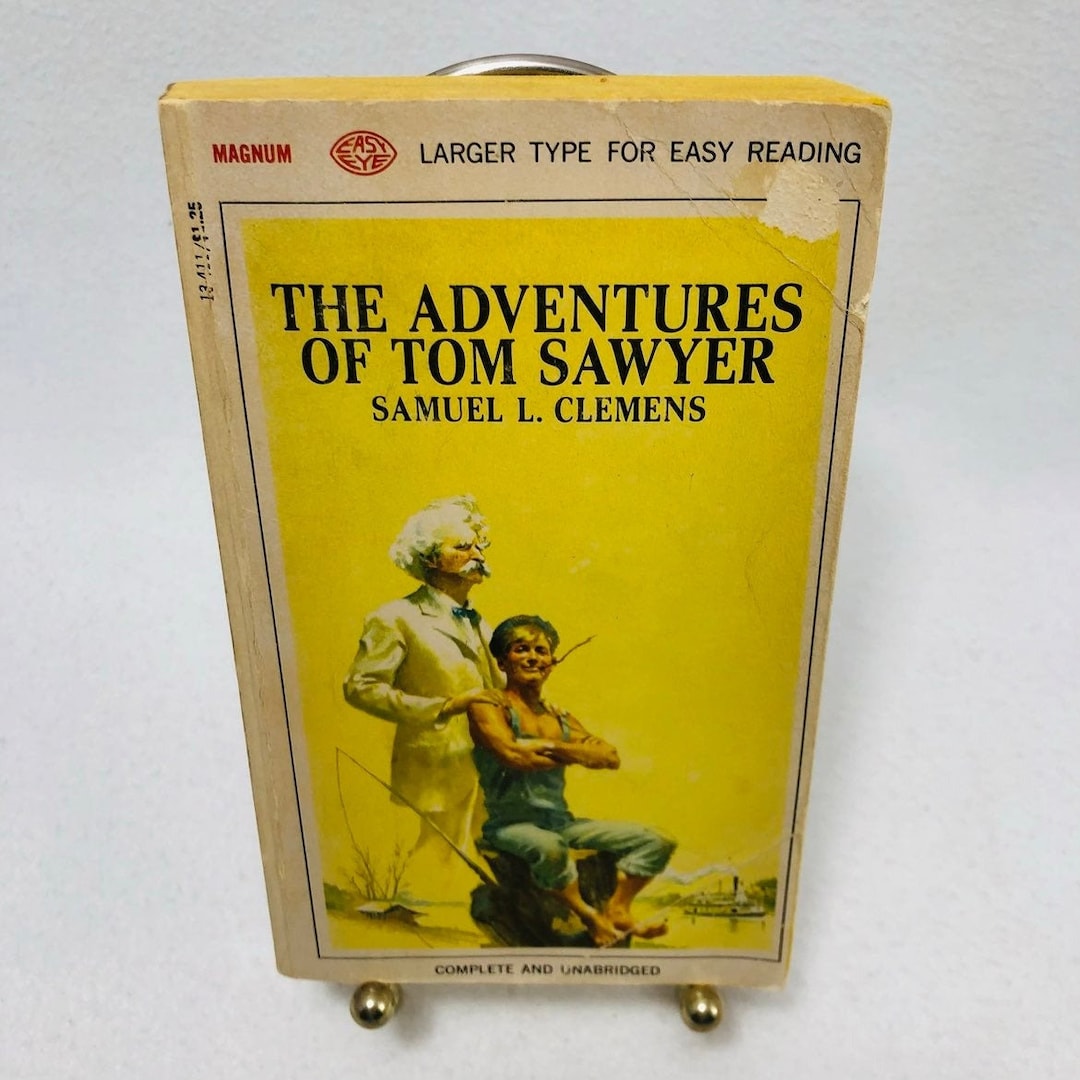 Rare 1967 Vintage the Adventures of Tom Sawyer Samuel Clemens Mark Twain Complete Unabridged ...