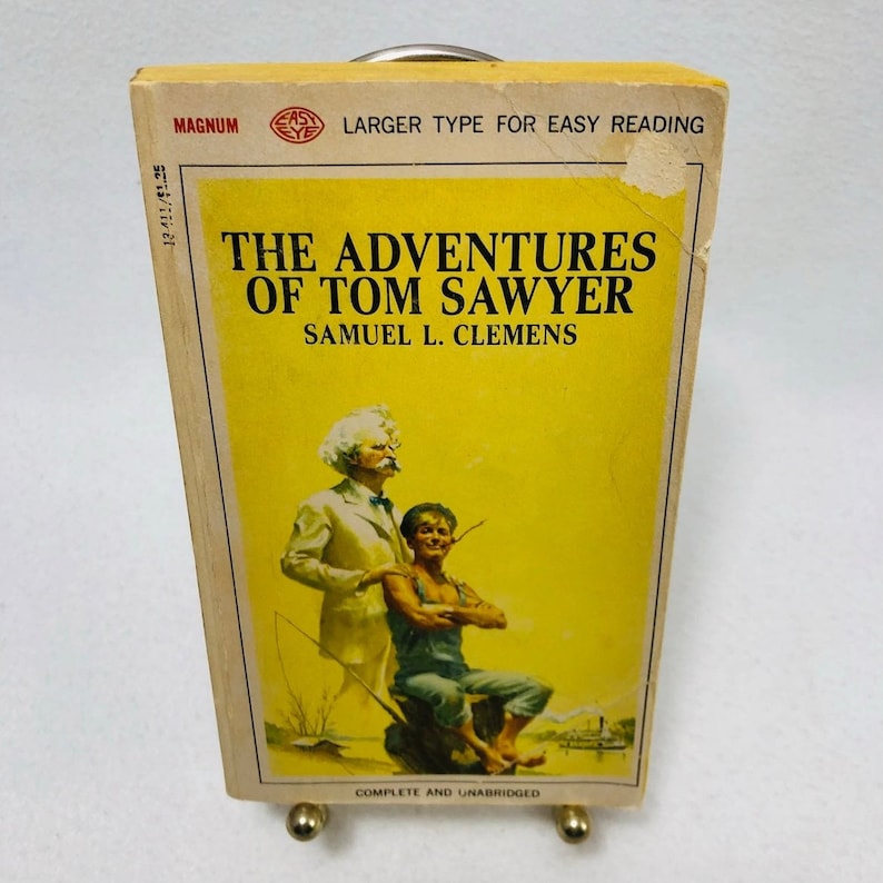 Rare 1967 Vintage the Adventures of Tom Sawyer Samuel Clemens - Etsy