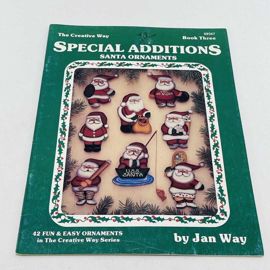 Jan Creative Way Special Additions Santa Ornaments Book 3 Christmas How ...