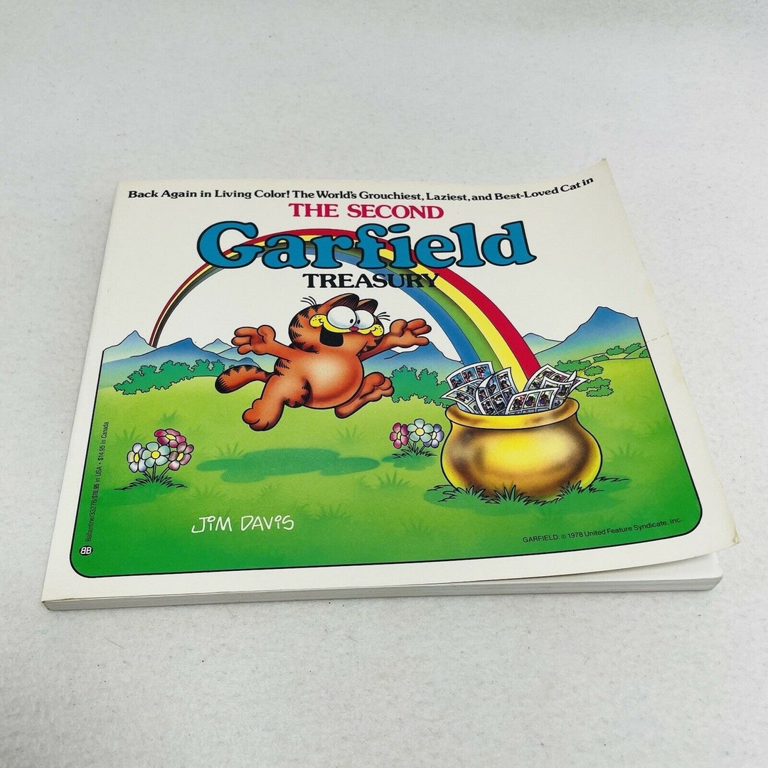 Rare Vintage Garfield Cartoon Comic Book Sunday Strip Colors 2nd ...