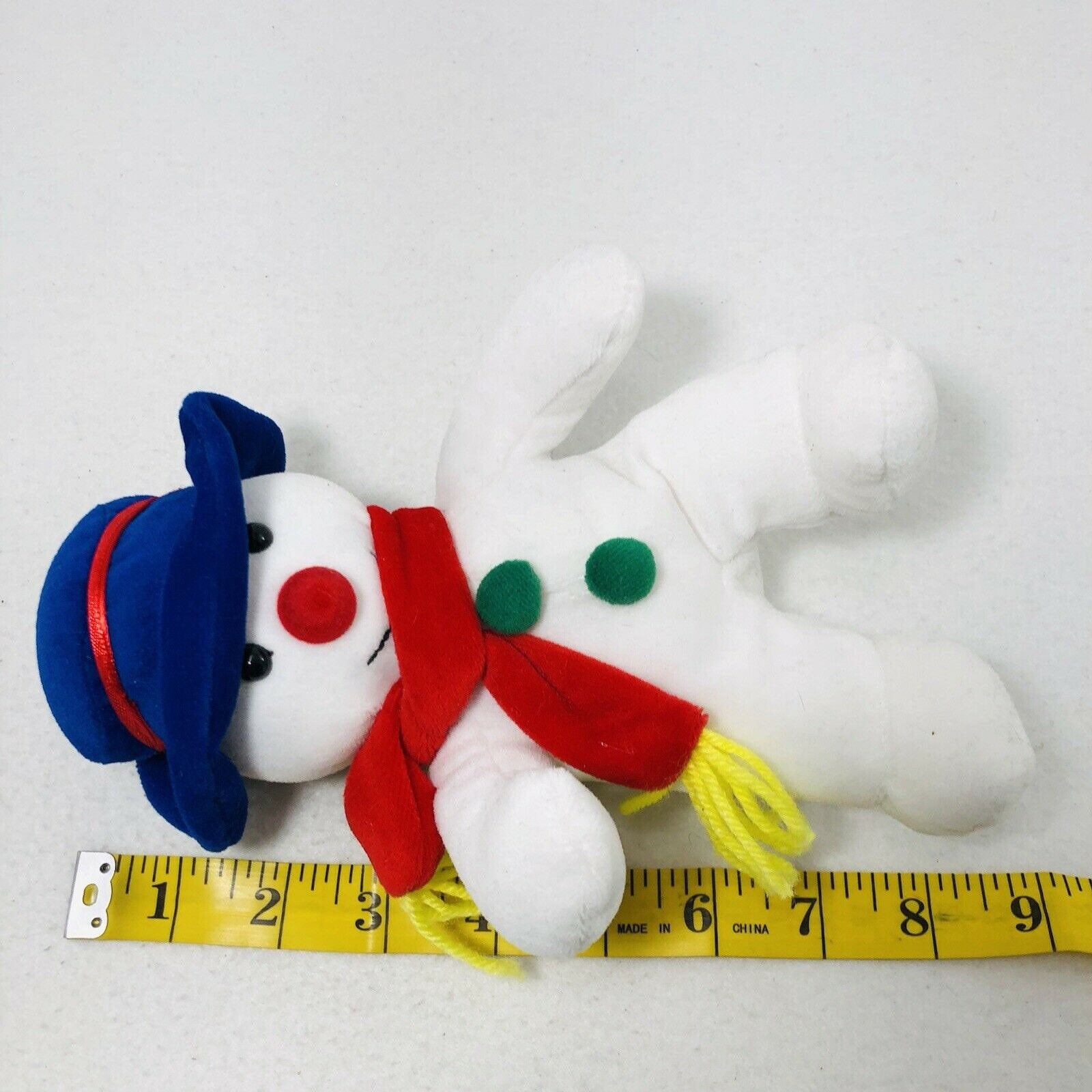 Rare Vintage Dan Dee Dandee White Snowman Plush 9 , Bean Bag Friends ...