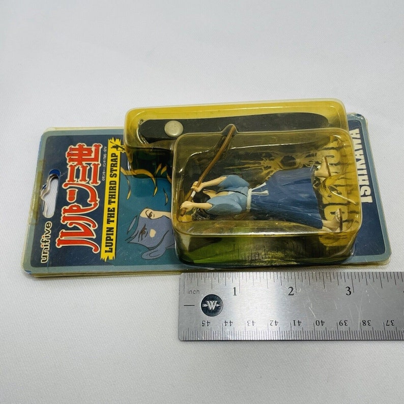 Unifive Lupin III Third Strap Goemon Ishikawa Figure Mobile Hangtag ...