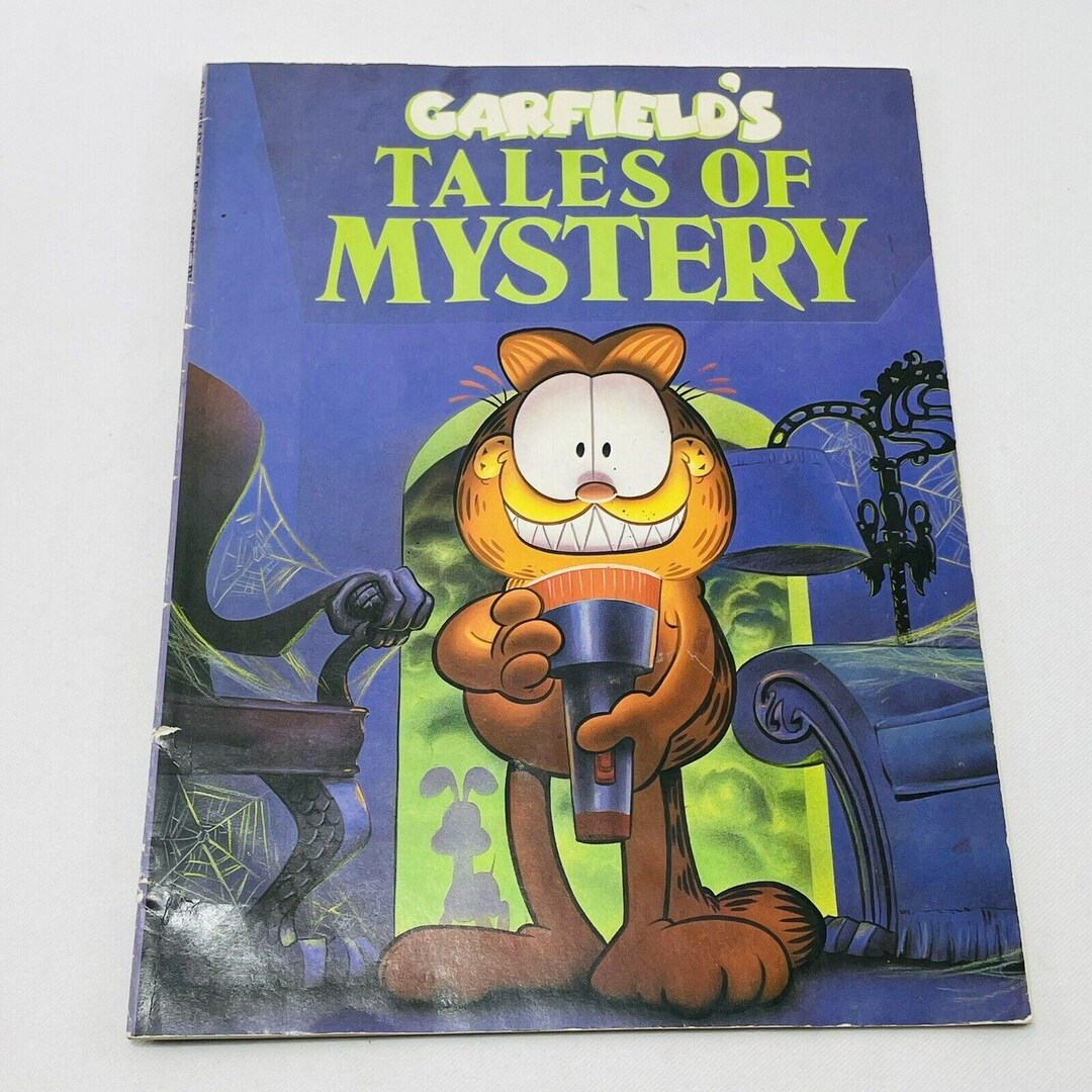 Garfield Tales Mystery Children Kid Book Picture Cartoon Detective Easy ...