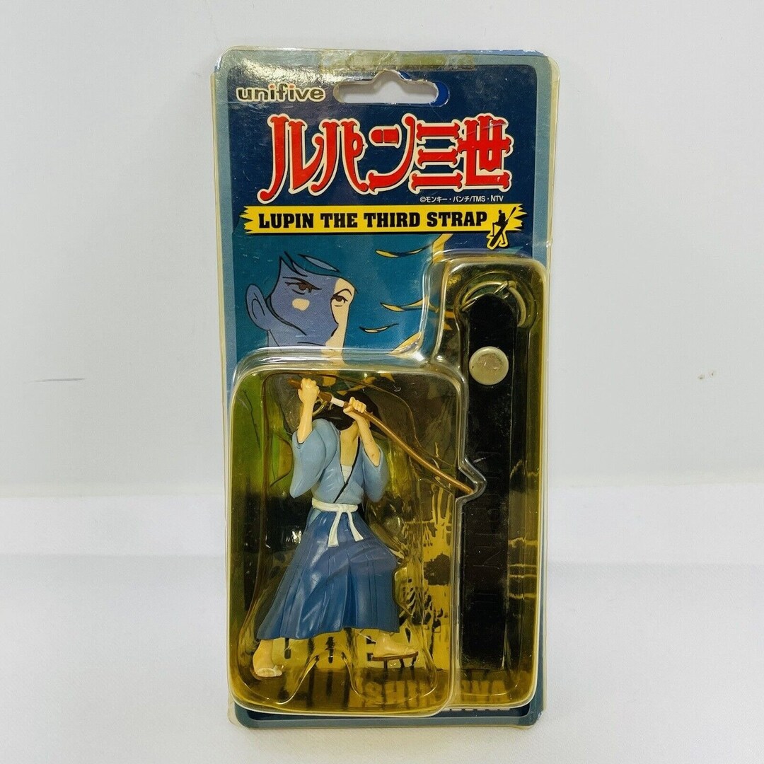 Unifive Lupin III Third Strap Goemon Ishikawa Figure Mobile Hangtag ...