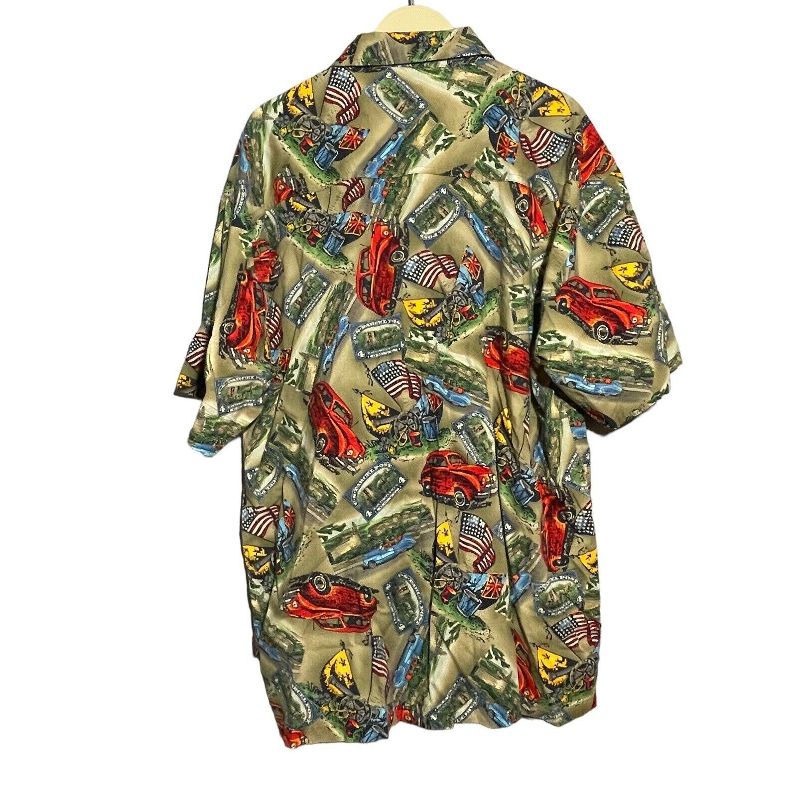 Vintage Junction West Hawaiian Button Shirt Men Size L Us Parcel Post ...