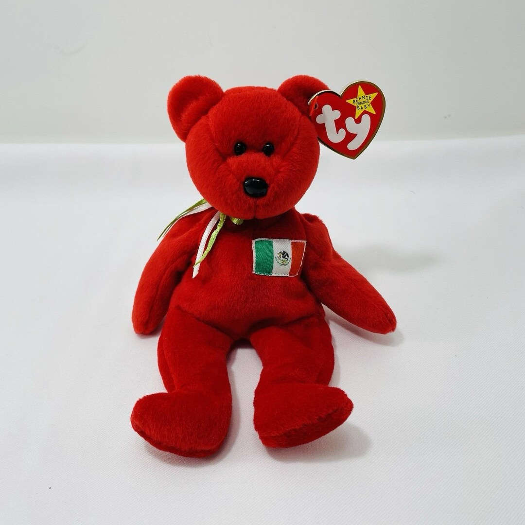 Vintage Ty Beanie Baby Osito Mexico Hispanic Bear Plush Toy Mexican ...