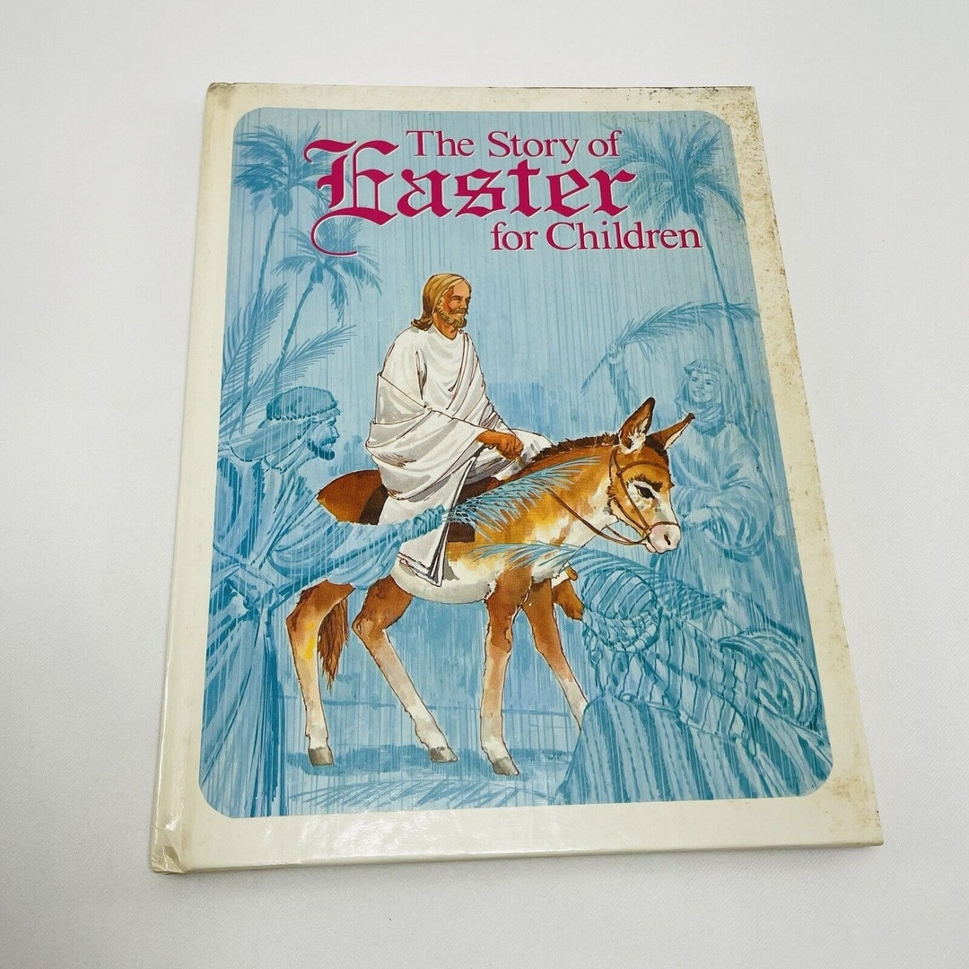 Vintage Easter Story Children Book Easy Basic Reader Young Kid Picture ...