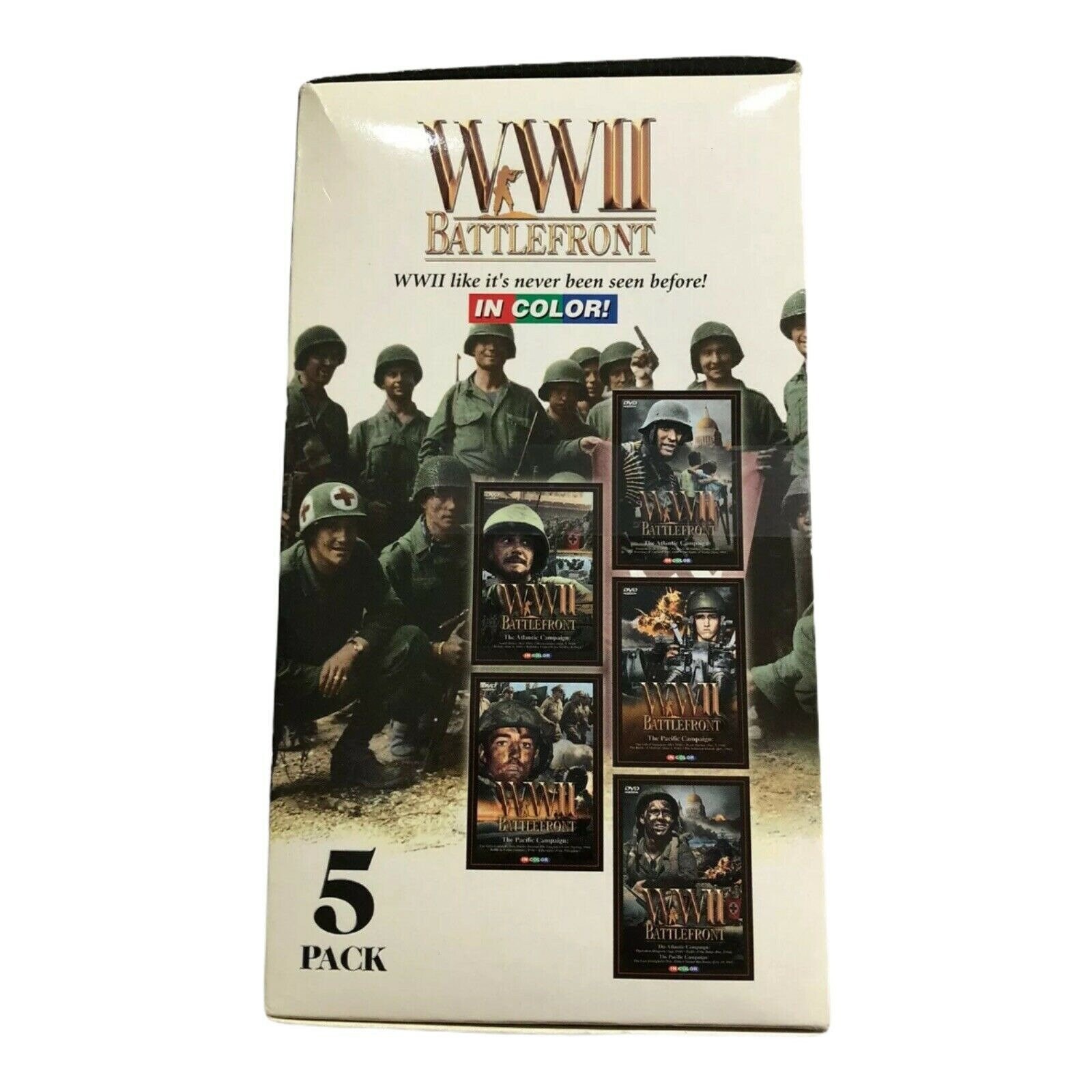 Rare VHS World War 2 WWII Battlefront Movie Box Set Complete - Etsy