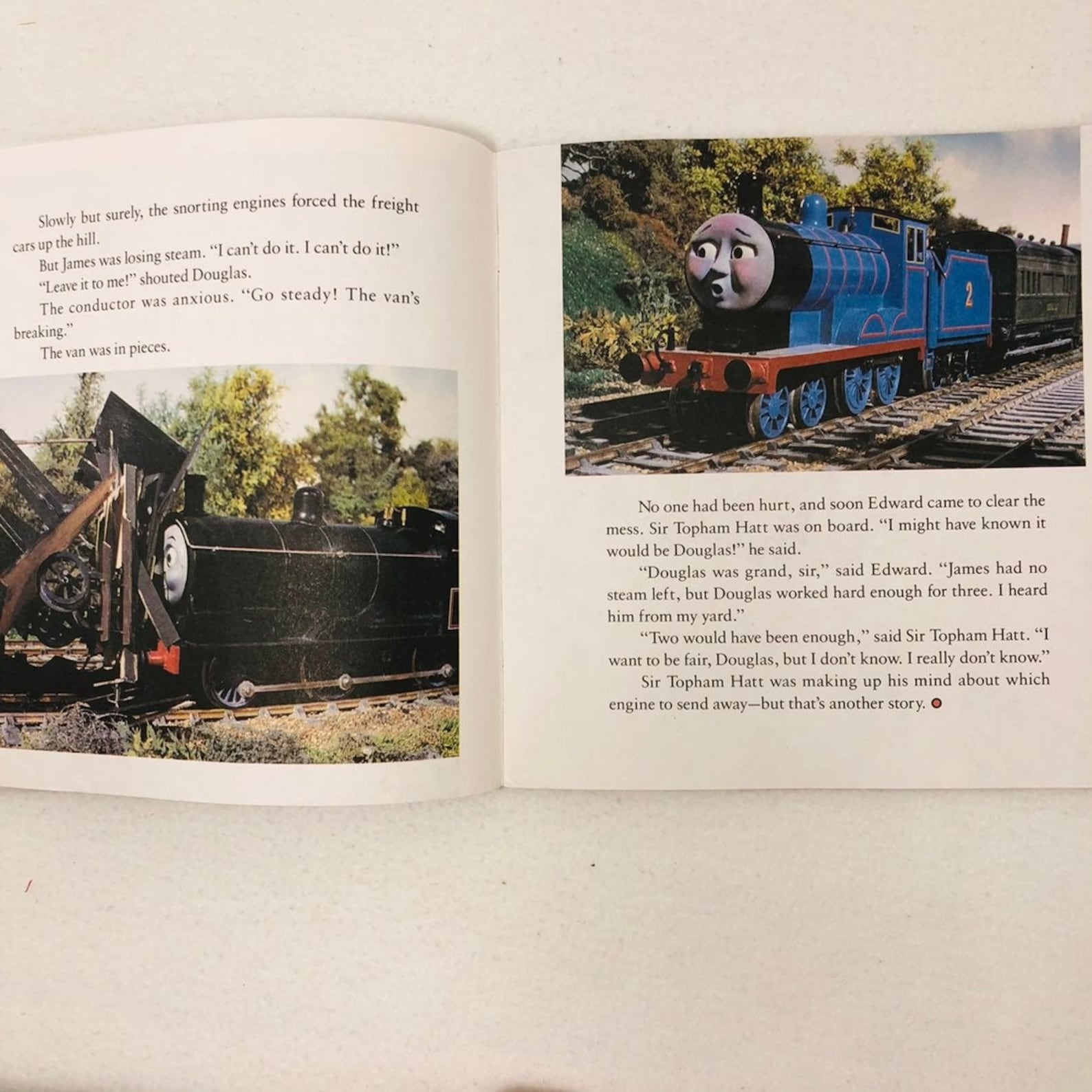 Thomas the Tank Engine Stories Edward Exploit Children Book Vintage ...