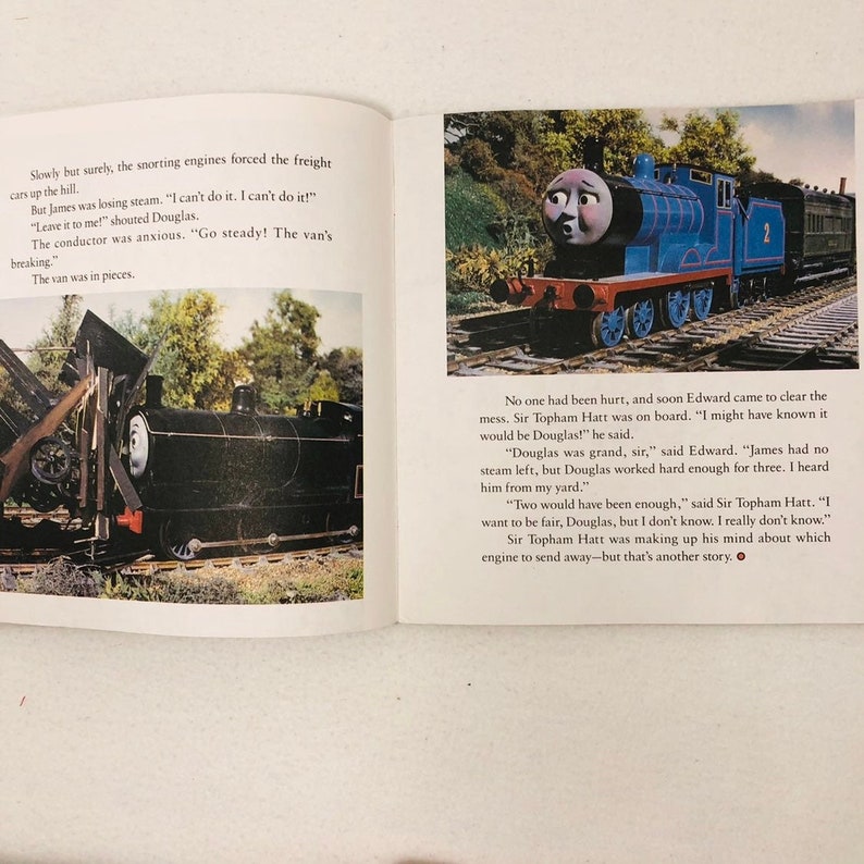 Thomas the Tank Engine Stories Edward Exploit Children Book Vintage ...