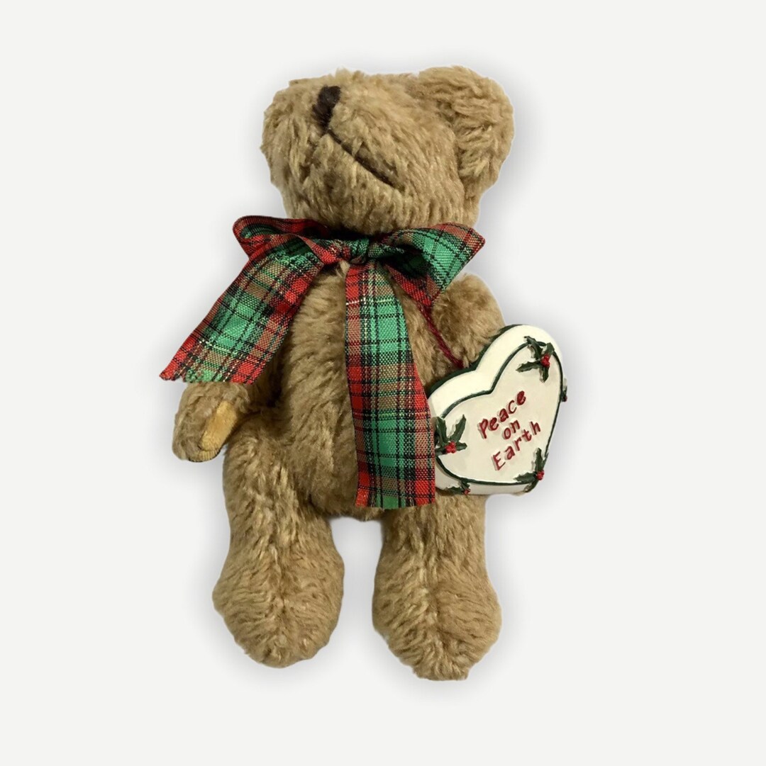 1999 Vintage Retired Monarch Creations Teddy Bear Plush 7” Peace on ...