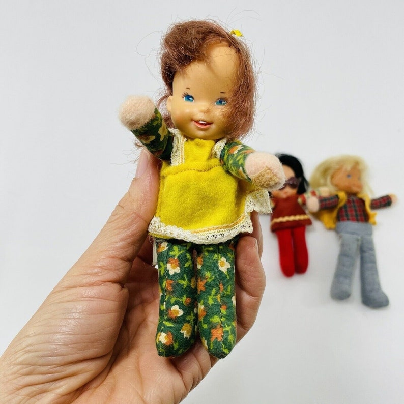 Vintage Mattel Honey Hill Doll Bunch Lot Mini Girl Cowboy Western ...