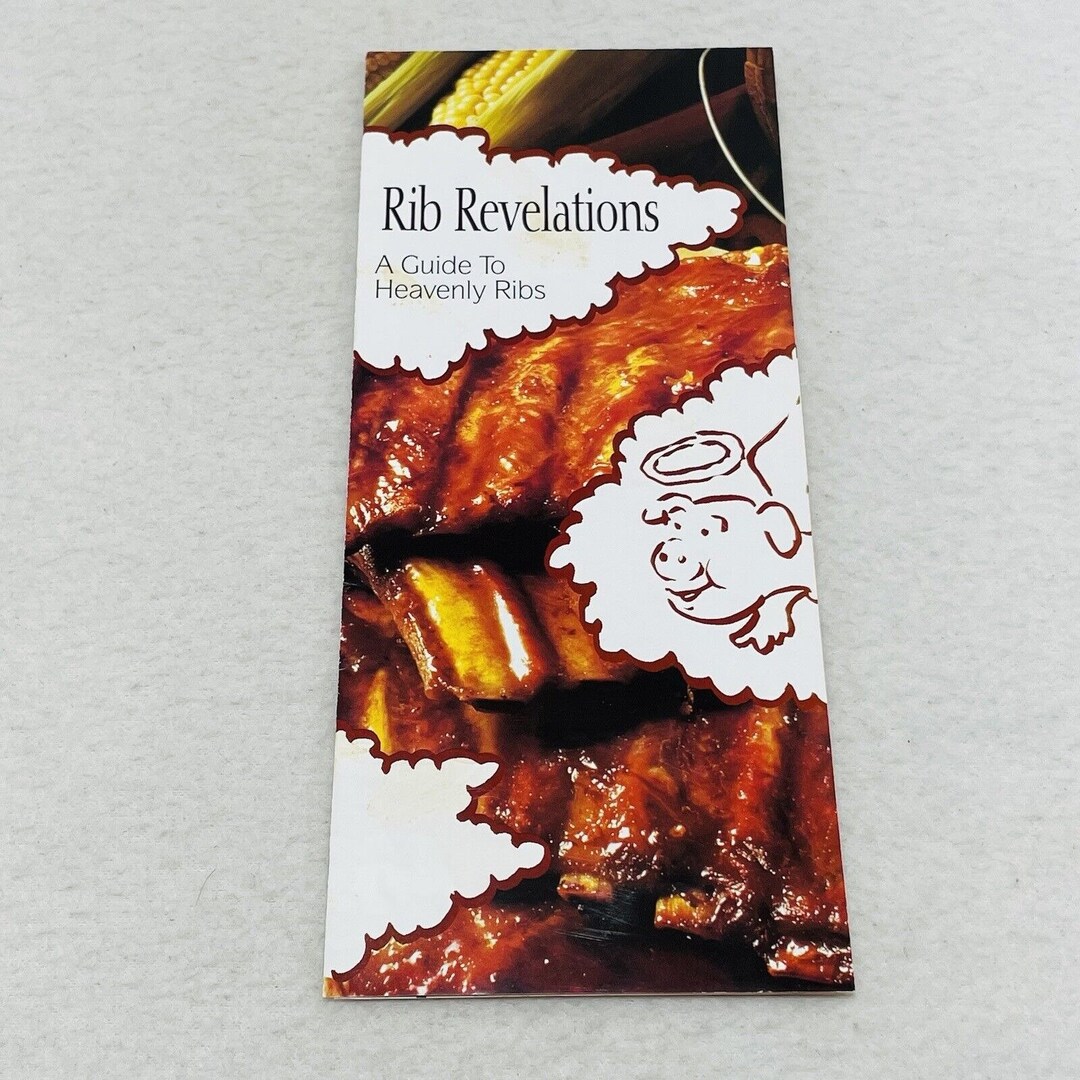Rib Revelations Leaflet Pamphlet 1994 Pork Producers Vintage Recipe ...