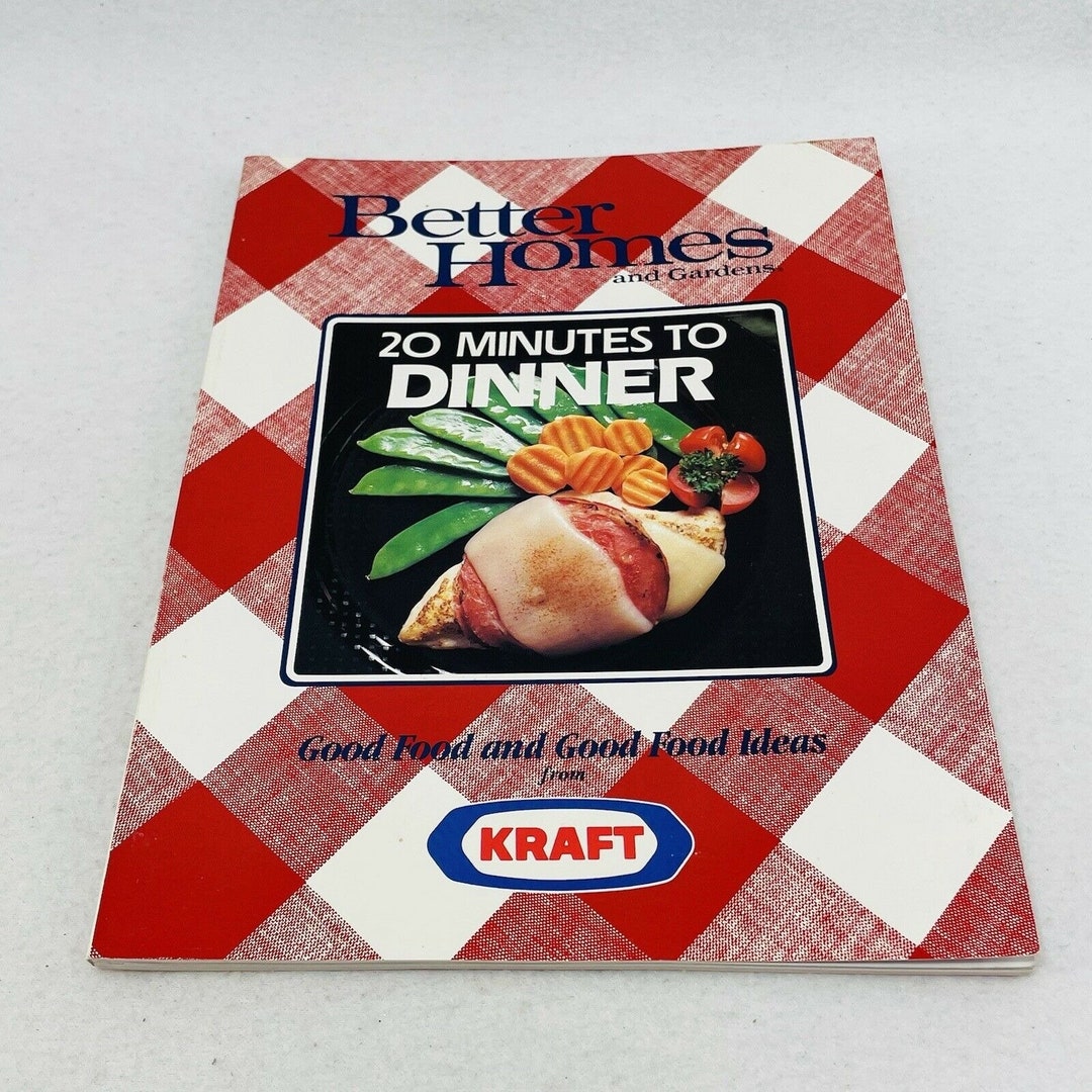 Vintage Kraft Cookbook 20 Minutes to Dinner Quick Easy - Etsy