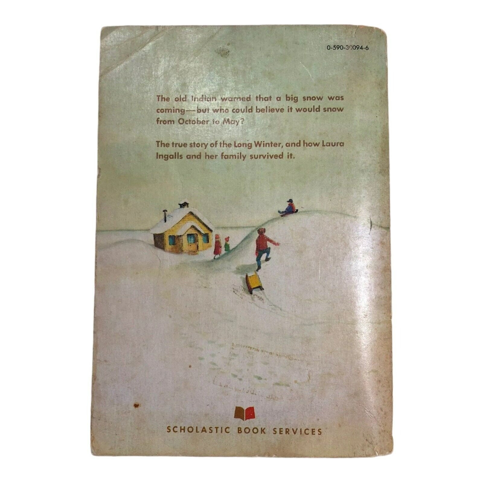 Vintage 1968 Long Winter Laura Ingalls Wilder Children Book Paperback ...