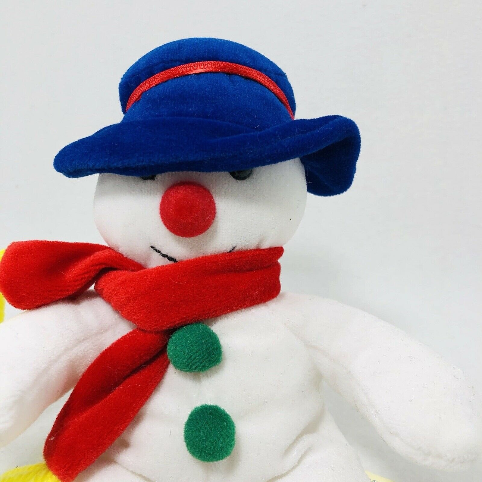 Rare Vintage Dan Dee Dandee White Snowman Plush 9 , Bean Bag Friends ...