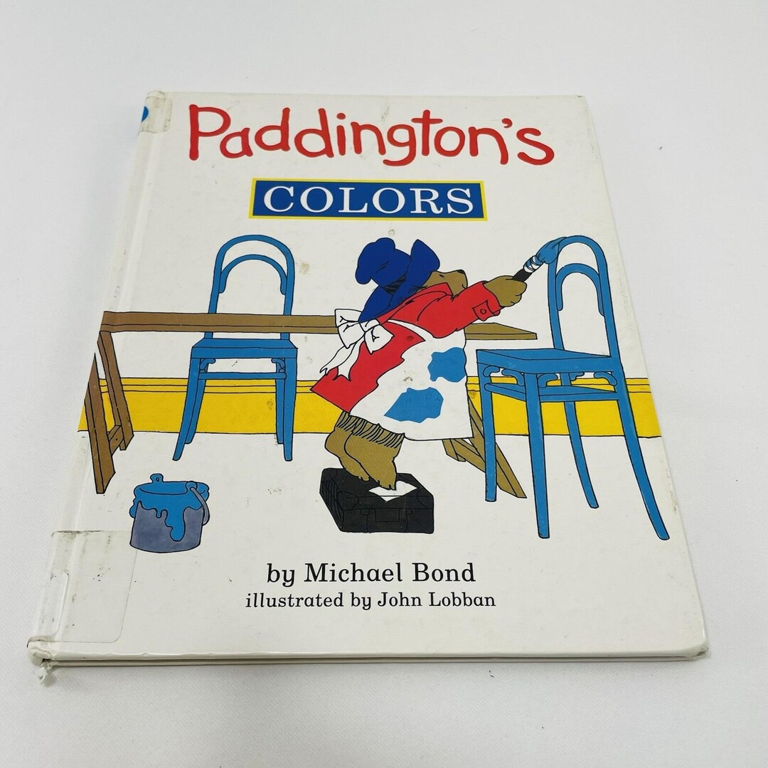 Vintage Paddington Bear Colors Book Michael Bond Toddler Children ...