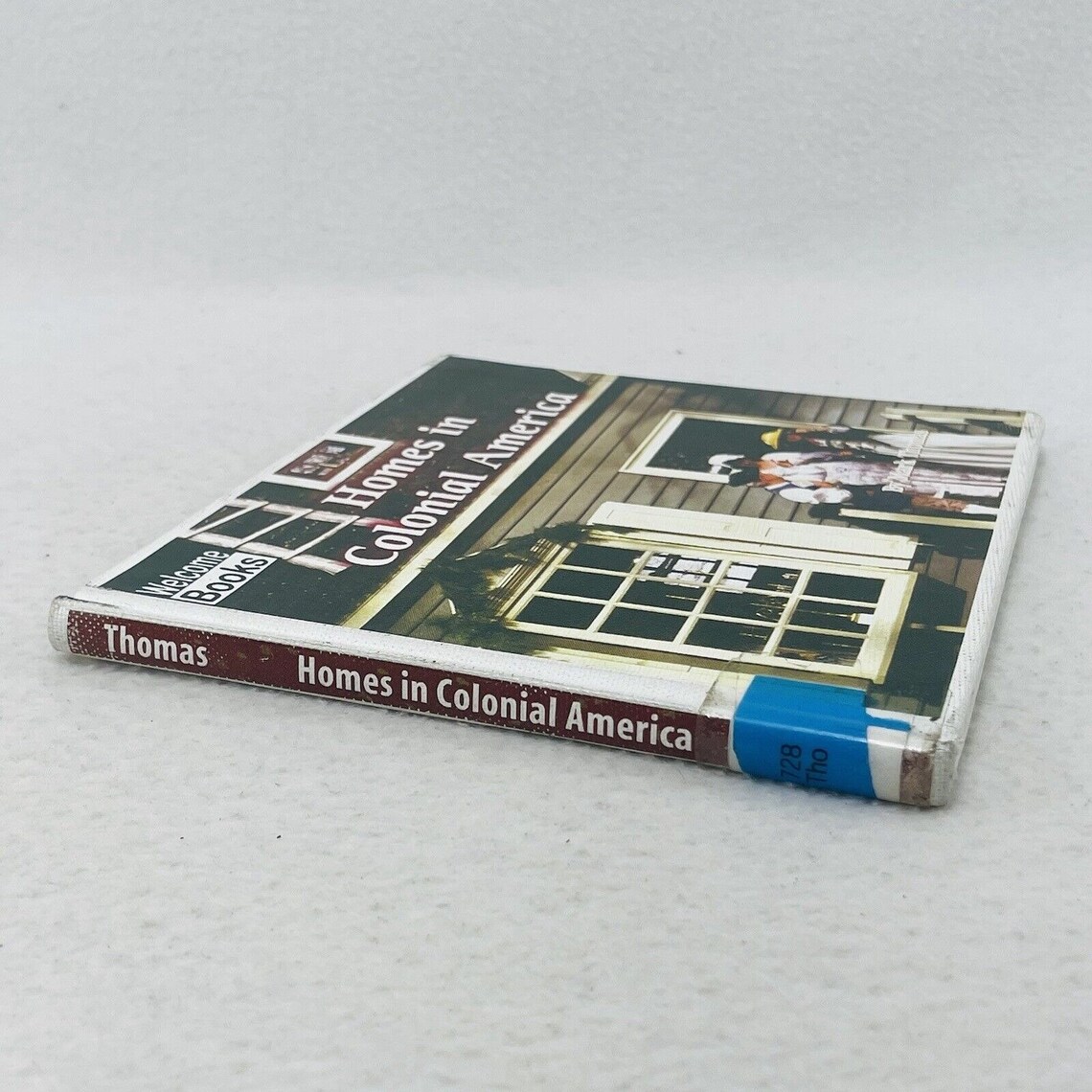 Homes Colonial America Mark Thomas Vintage Book Easy Read Kid Children ...