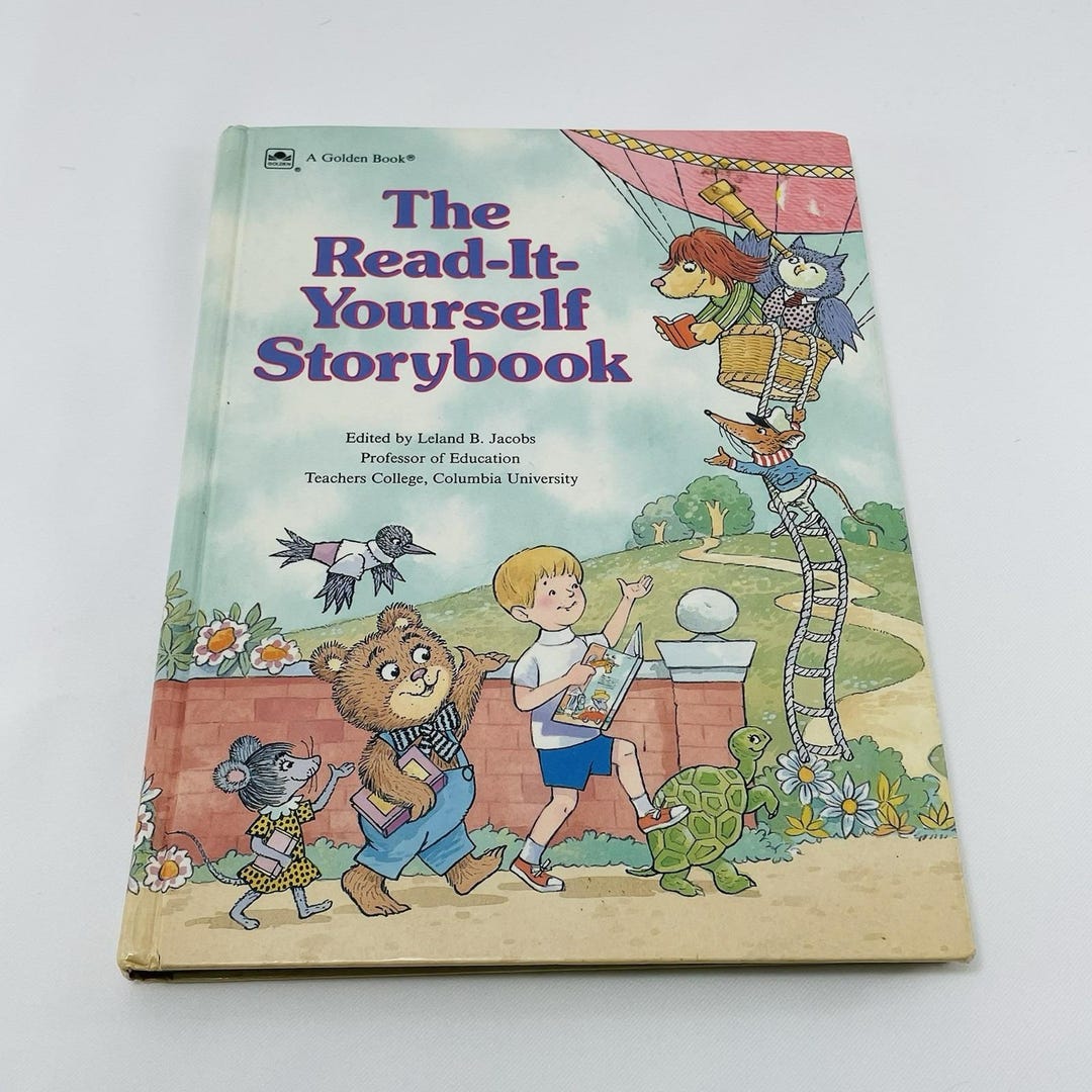Vintage Golden Book Read Yourself Storybook Children Picture Bedtime ...
