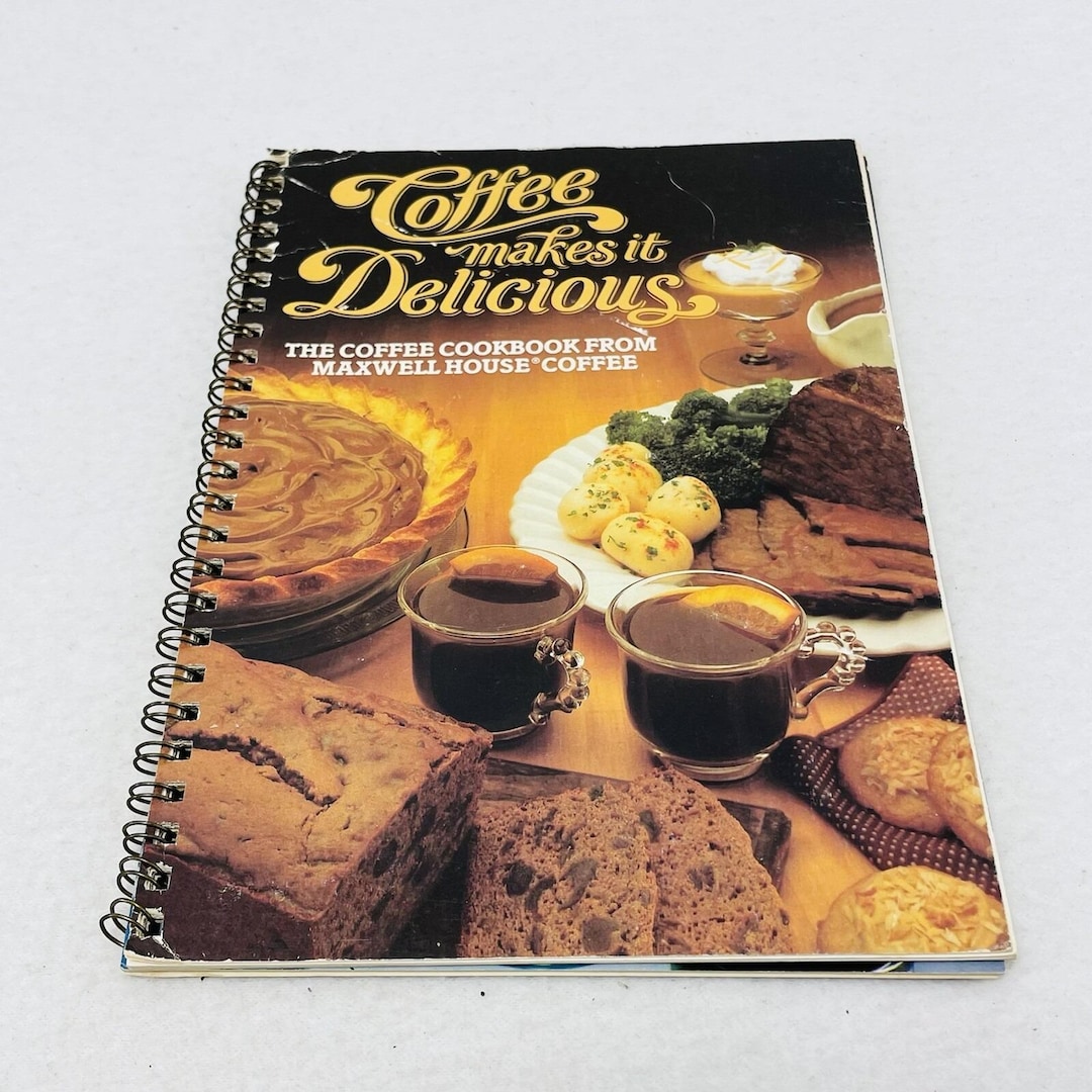 Maxwell House Coffee Shop Cookbook Recipe Menu Beverage Drink ...