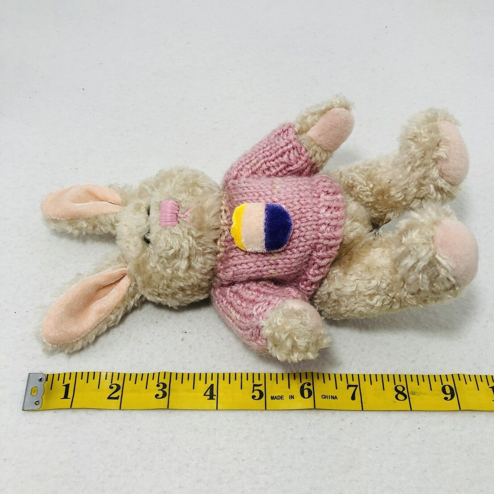 Vintage Chrisha Playful Plush Easter Rabbit Bunny Egg Pink - Etsy