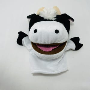 Japan Ushikun Cow Mascot Hand Puppet Plush Toy Pretend Play Dance Farm ...