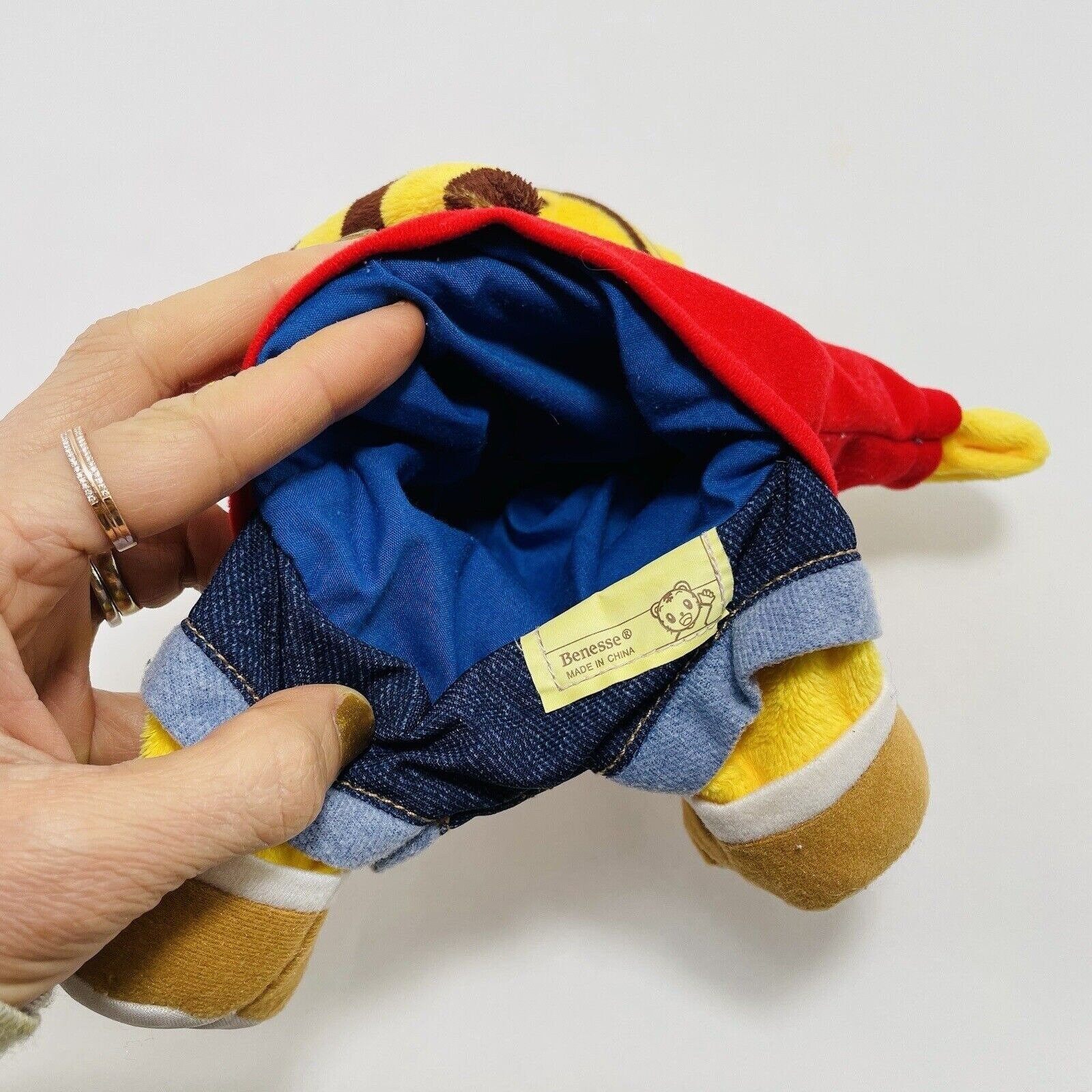 Vintage Benesse Tiger Shimano Hand Puppet Boy Toy Plush Pretend Play ...
