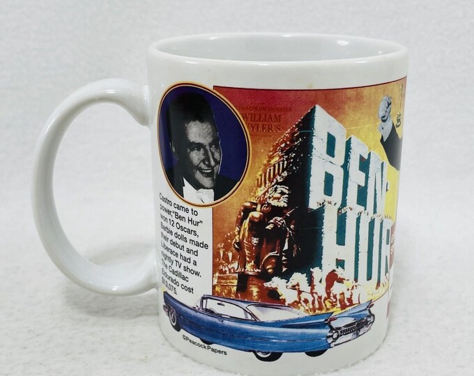 Vintage Jb59 Mgb 1959 History Mug General Motors Gm Car Vehicle Peacock ...