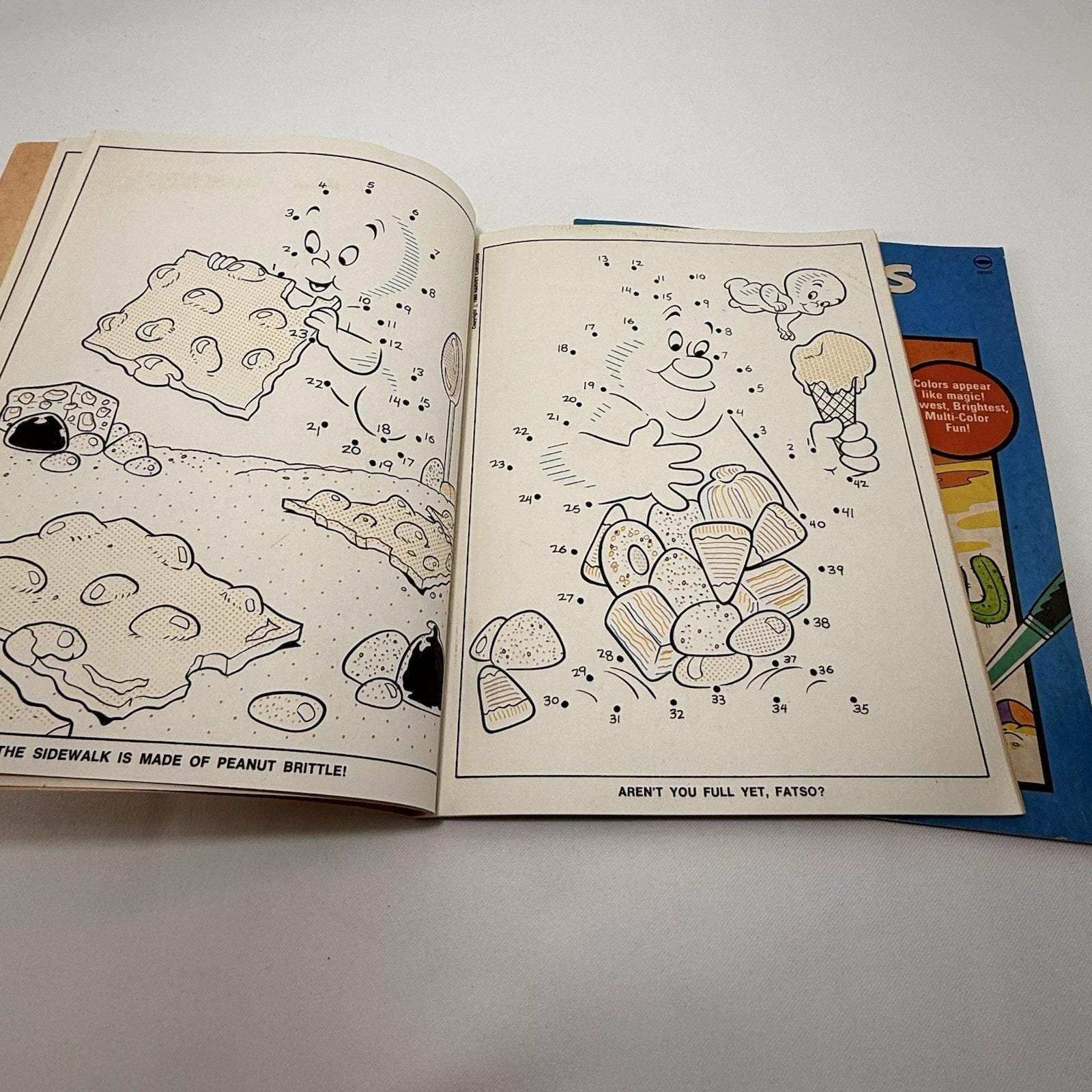 Vintage 1980 Casper Paint With Water Book Coloring Children Kid Art Fun ...