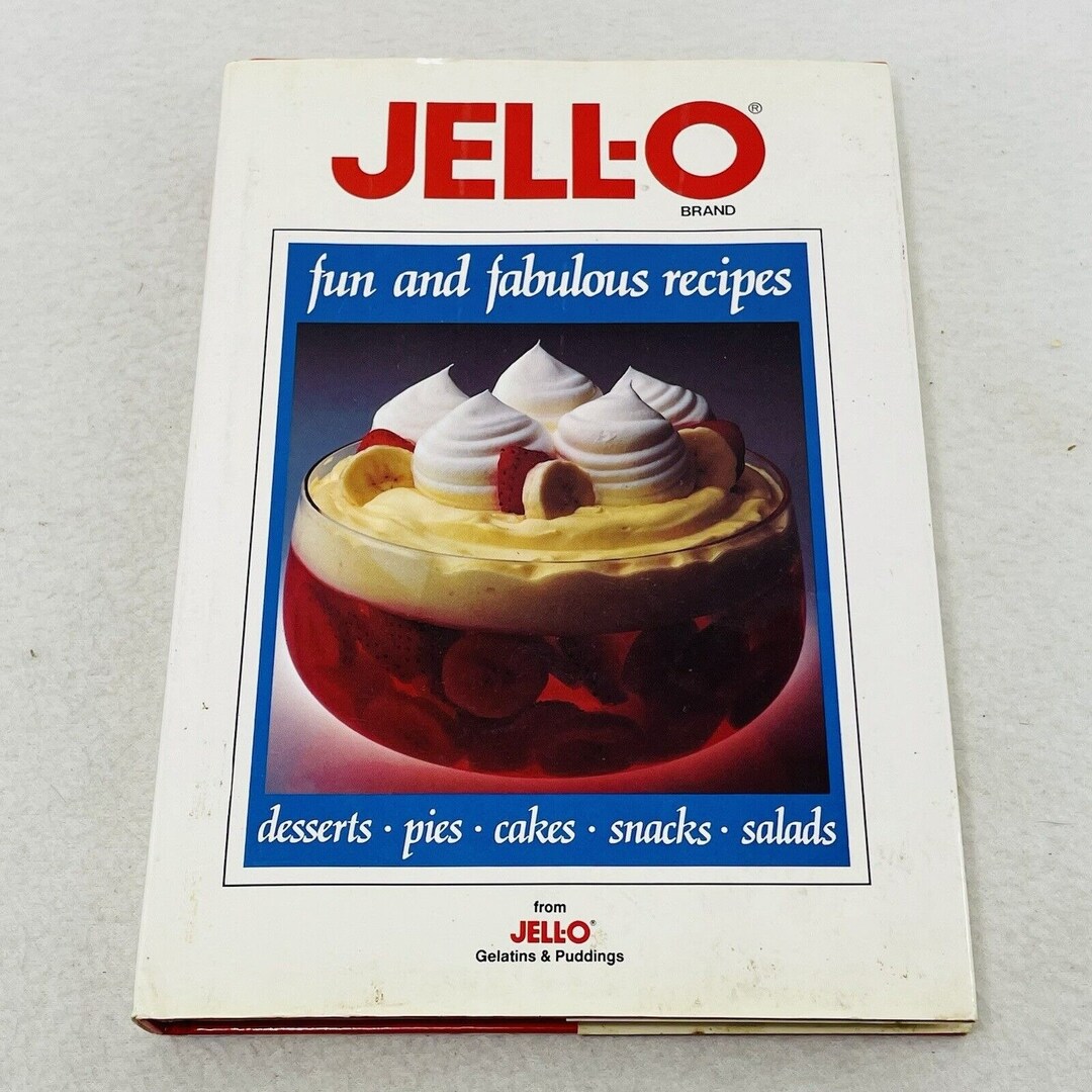 Jello Recipe Cookbook Dessert Sweets Pie Cake Snack Salad Pudding Easy ...