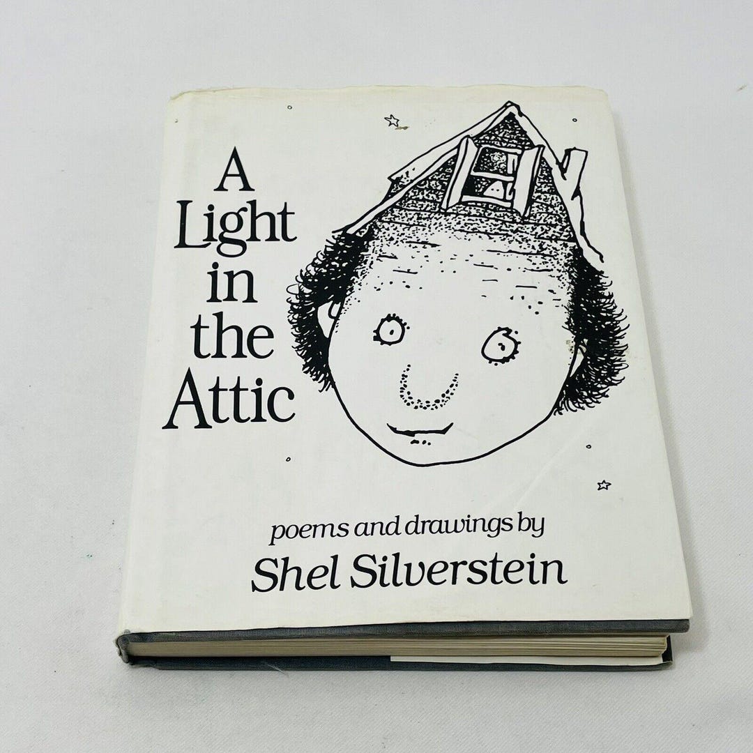 Shel Silverstein Light in Attic Vintage Book Poem Cartoon Picture ...