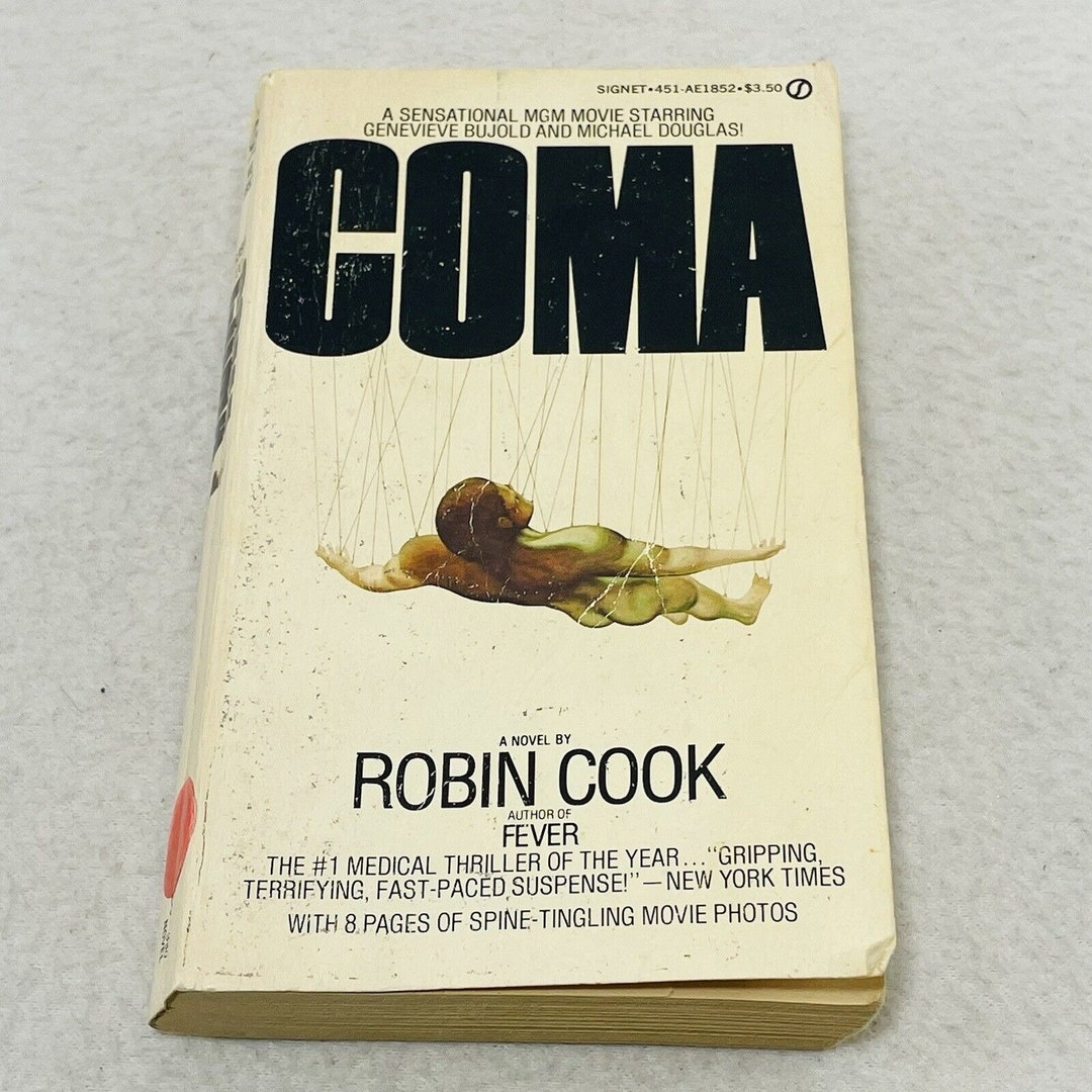Coma Robin Cook 1977 Vintage Book Thriller Crime Novel Medical Fiction ...