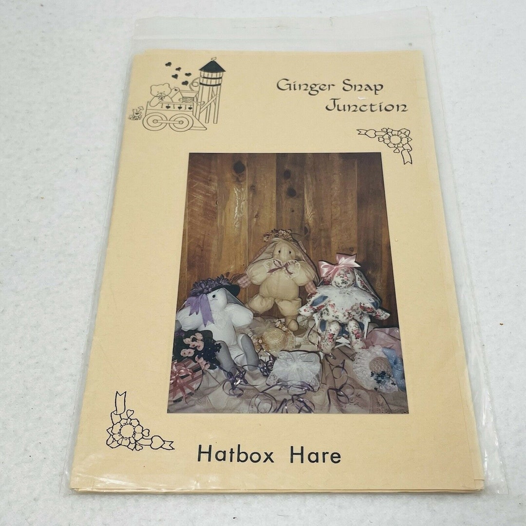 Rare 1989 Vintage Pattern, Ginger Snap Junction, Easter Bunny Rabbit ...
