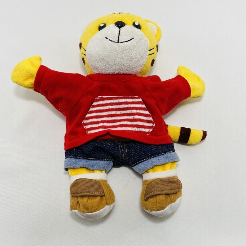 Vintage Benesse Tiger Shimano Hand Puppet Boy Toy Plush Pretend Play ...