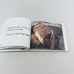 Homes Colonial America Mark Thomas Vintage Book Easy Read Kid Children ...
