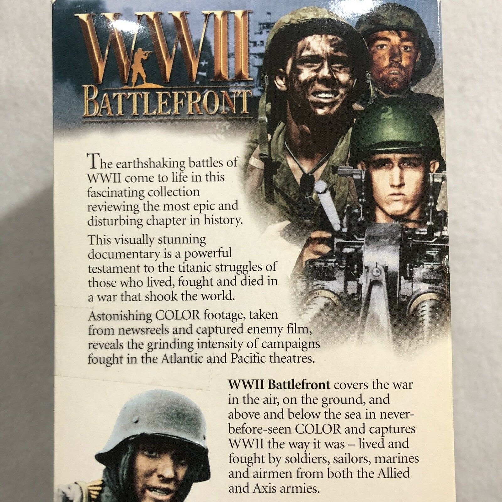 Rare VHS World War 2 WWII Battlefront Movie Box Set Complete - Etsy