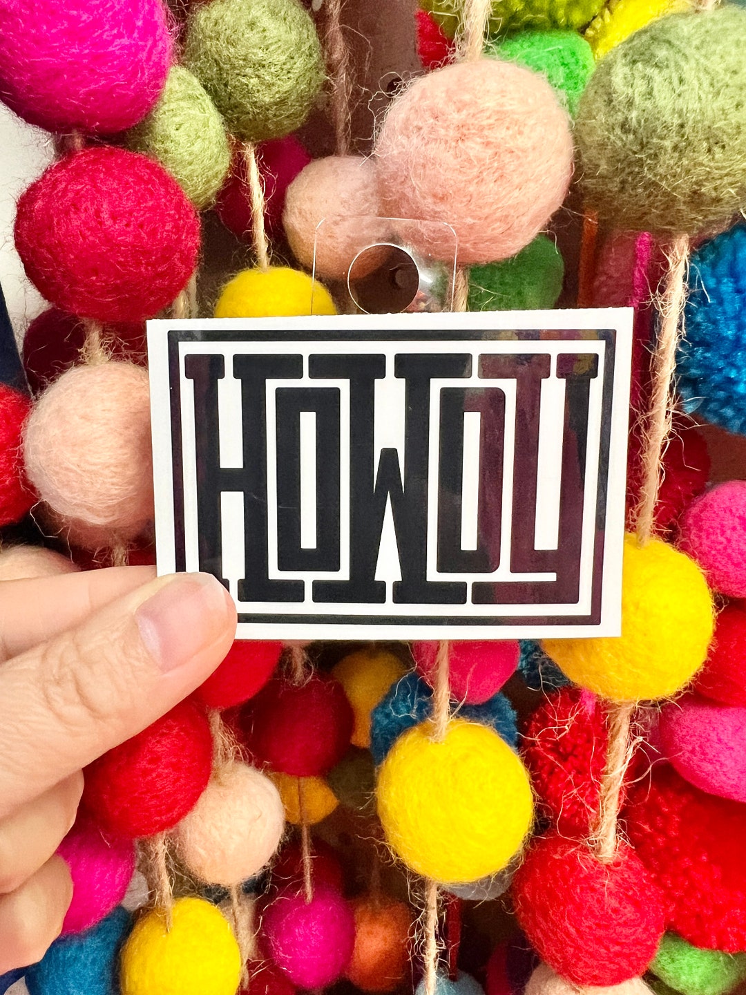 Howdy Sticker, Decal - Etsy