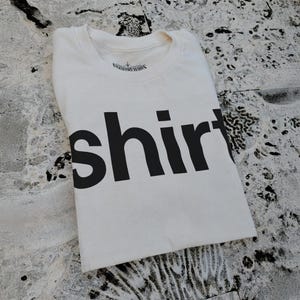 Funny Shirt, Minimalist Graphic Tee, Simple Word Tshirt, Funny Unisex ...