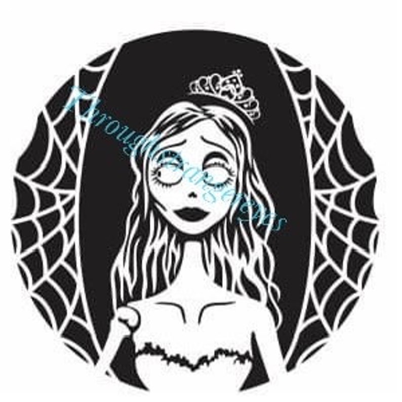 Three 3 Corpse Bride Tim Burton SVG File for Cricut Silhouette DIGITAL ...