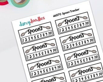 Spoon tracker | Etsy