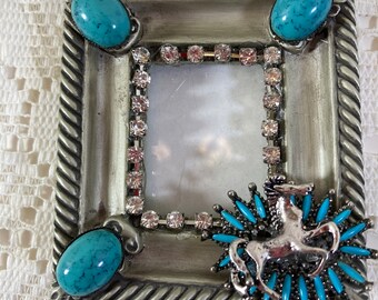 Turquoise Picture Frame - Etsy