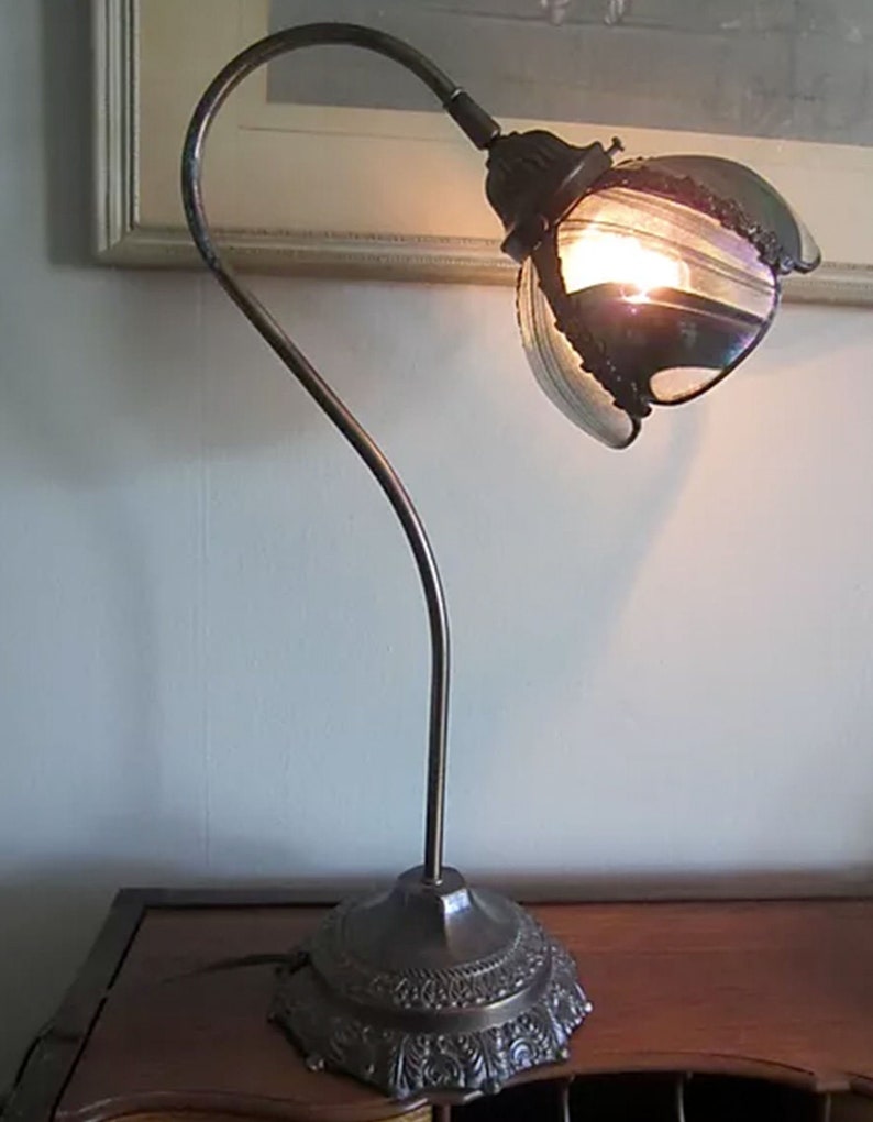 Victorian Gooseneck Desk Lamp - Etsy