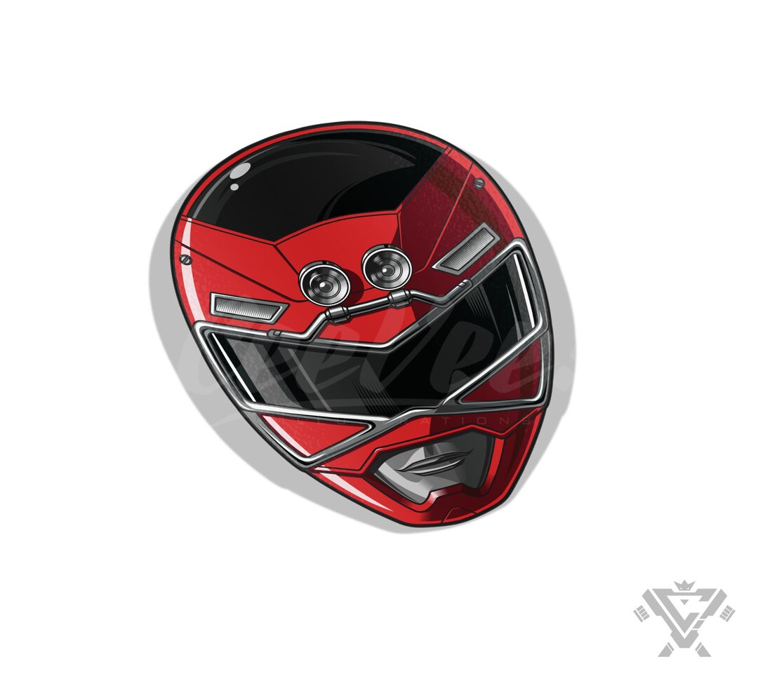 GSC-01 Red Racer Vinyl Sticker - Etsy