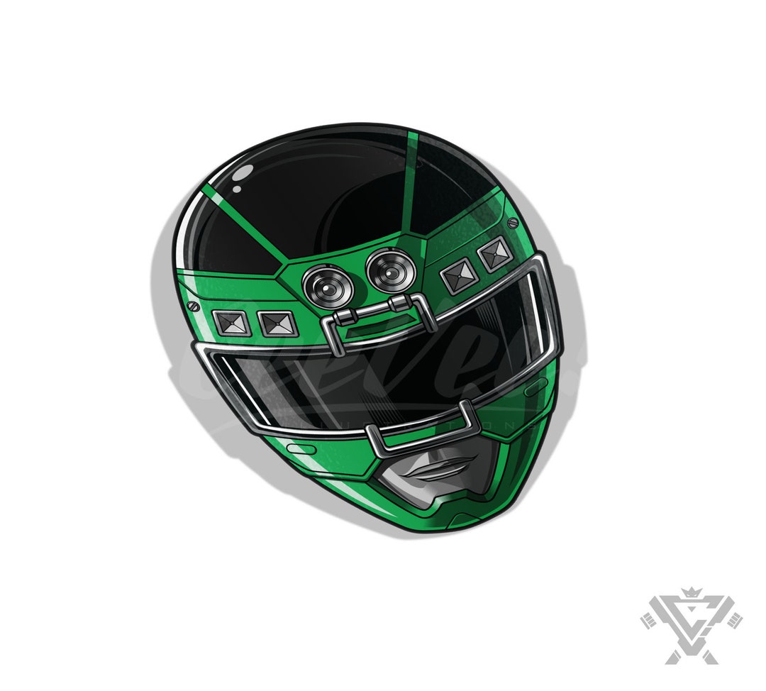 GSC-03 Green Racer Vinyl Sticker - Etsy