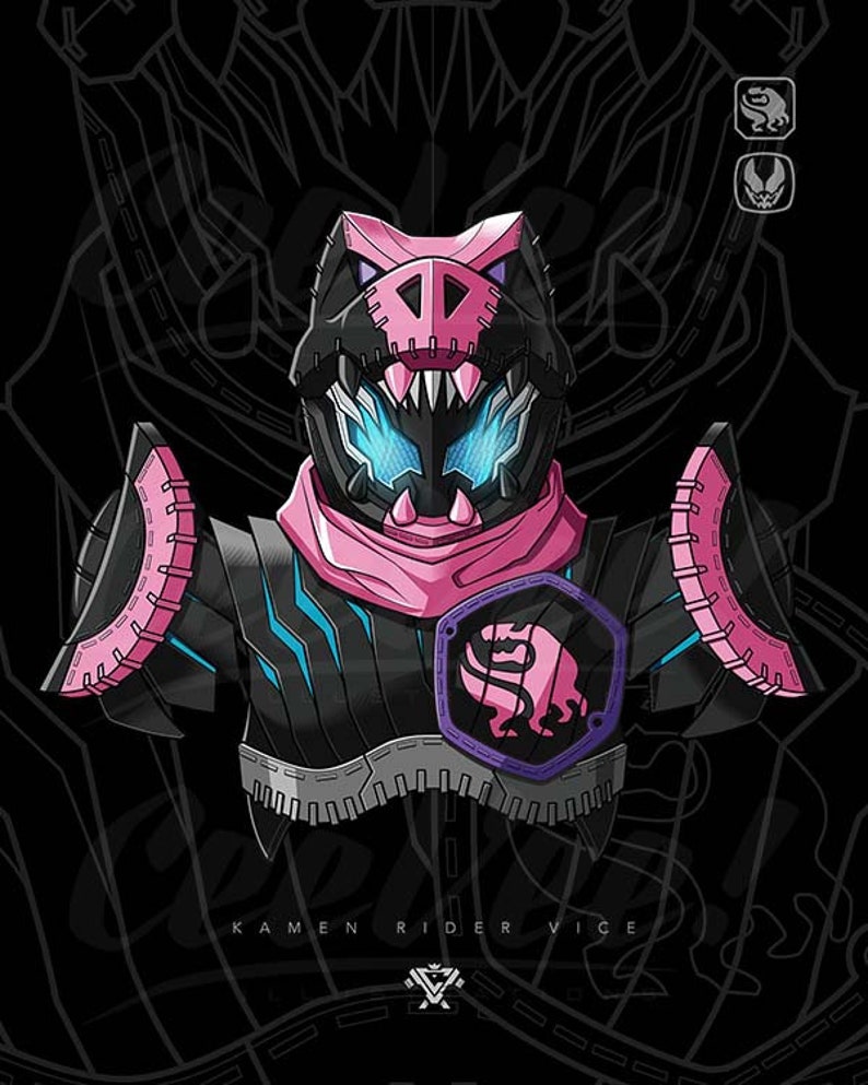 Kamen Rider Vice 8x10 Poster - Etsy